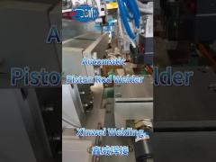 Fully automatic welding machine for shock absorber piston rods