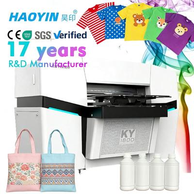 China Industrial Digital DTG Apparel Printer With 4 High Resolution Printheads for sale