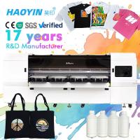 Quality Industrial DTG Printer For Dark Garments Simultaneous White And Color Printing for sale