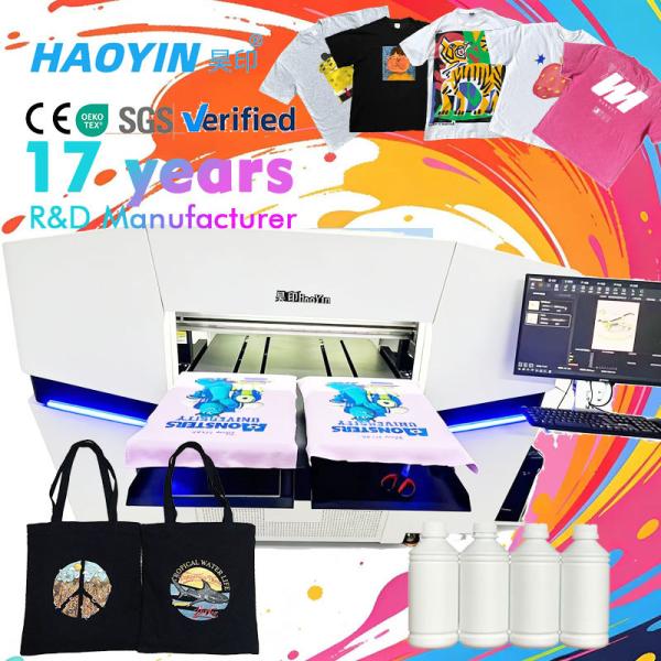 Quality Direct to garment printer with automatic pretreatment for soft fabric feel for sale