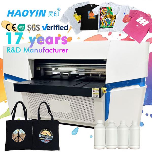 Quality CMYKORGB Plus White Ink DTG Machine for Dark Garment Precision for sale