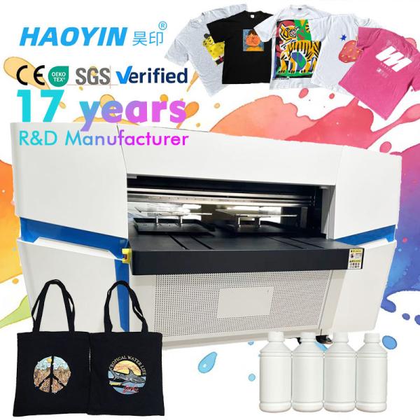 Quality Four Epson I3200 Heads DTG Printer for High Speed Cotton Printing for sale