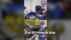 Multi Station DTG Printing Machine With No Setup Required For Fast Production