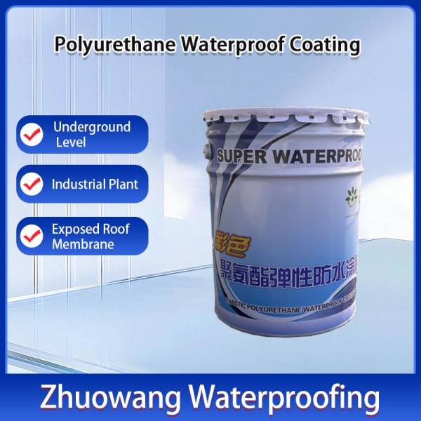Quality 1 Year Warranty Polyurethane Roof Waterproofing Coating For Bathroom Areas for sale