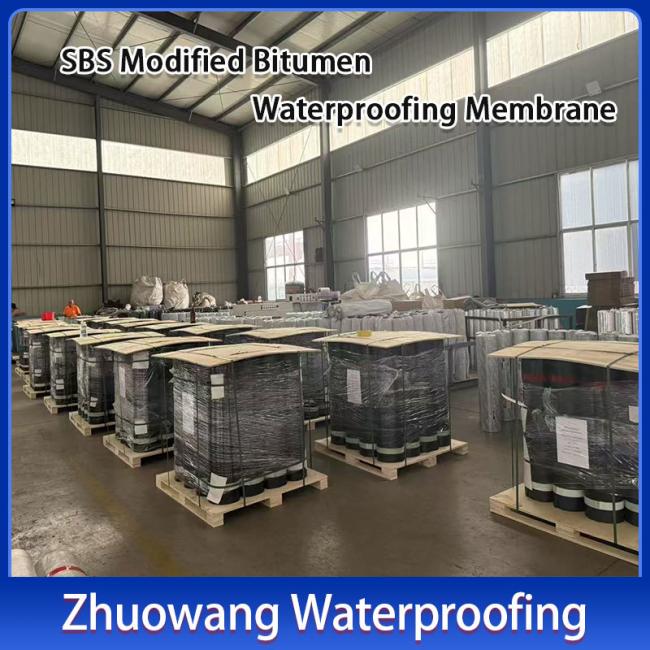 Qilu Zhuowang SBS Modified Asphalt Waterproof Membrane product display