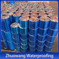 Quality Butyl Rubber Waterproofing Membrane Self Fusing -40°C to 120°C Temperatureresist for sale