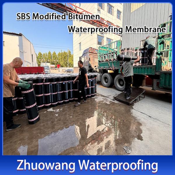 Quality Flame Activated Sbs Modified Bitumen Roofing Elastic Waterproof Material For Flat Roof Repair for sale