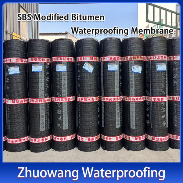 Quality Flame Heated Bitumen Torch On Membrane Elastic Modified Asphalt For Flat Roof Leak Repair for sale