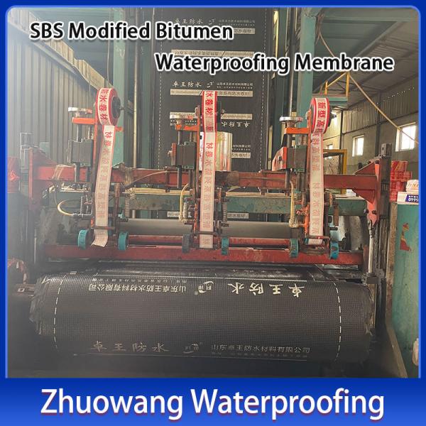 Quality Hot Melt Type Sbs Modified Bitumen Waterproofing Membrane For Roof & Underground Waterproofing for sale