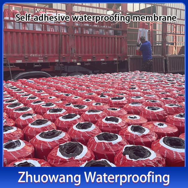 Asphalt Self-adhesive Waterproof Membrane product photo showing rolled sheet material