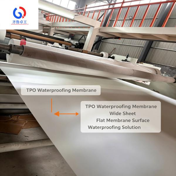 Quality High UV & Weather Resistant TPO Roof Membrane for Exposed Use for sale