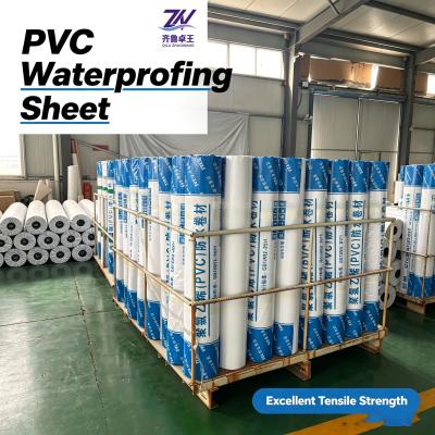 China UV Resistant PVC Waterproofing Membrane with 20+ Years Durability and Flame Retardant Properties for Roofing and Industrial Applications for sale