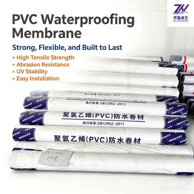 China High Tensile PVC Waterproof Membrane for Roof, Tunnel & Swimming Pool Liner for sale