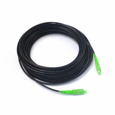 Cina Sc a fibra ottica APC del cavo OS1 OS2 della toppa di FTTH al nero del cavo flessibile del cavo di toppa dello Sc APC 3,0 MP SX TPU in vendita