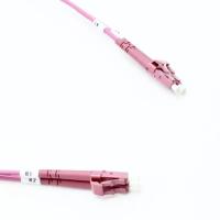 China FTTH Product Multiple Mode OM4 Patch Cable LC To LC Low Insertion Loss for sale