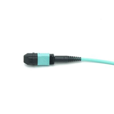 China cabo de remendo ótico de 100Gbps 24F 50/125 OM3 LSZH MPO à venda