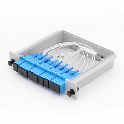 Cina Separatore a fibra ottica 1*4 1*8 1* 16 1*32 del Plc del contenitore di cassetta di FTTH Epon Gpon LGX in vendita