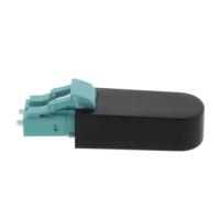 China LC-LC OM3  Fiber Optic Loopback module Patch cables OM3 , OM4 , 50 /125 LSZH With Plastic Shell for sale