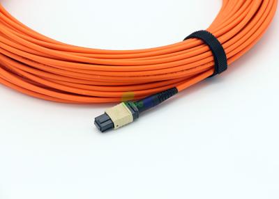 Cina Arancia Senko di attenuazione di riflessione di polarità B della femmina 50/125μm 200M LSZH del cavo 30M 12F 3.0mm OM2 MPO del tronco di MPO alta in vendita