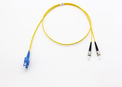 Κίνα Κίτρινο Zipcord Sc καλωδίων μπαλωμάτων οπτικών ινών LSZH στο πολλαπλάσιο μήκος του ST προαιρετικό προς πώληση