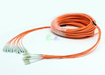 Cina la toppa a fibra ottica di uscita 12F cabla il LC - lo Sc OM1 62,5/125 50M con l'arancia delle gambe LSZH di uscita 2mm 0.5M in vendita