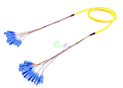 Cina 2 metri di mini toppa a fibra ottica cabla lo Sc IL UPC - l'uscita 0.9mm dei centri OS2 dello Sc IL UPC 12 in vendita