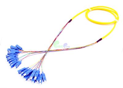 Cina 2 metri di mini toppa a fibra ottica cabla lo Sc IL UPC - l'uscita 0.9mm dei centri OS2 dello Sc IL UPC 12 in vendita