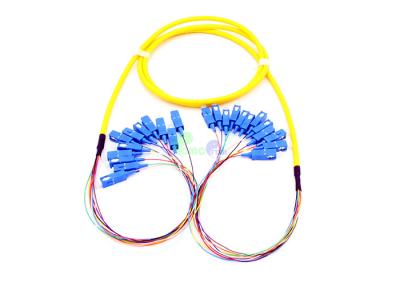 Cina 2 metri di mini toppa a fibra ottica cabla lo Sc IL UPC - l'uscita 0.9mm dei centri OS2 dello Sc IL UPC 12 in vendita