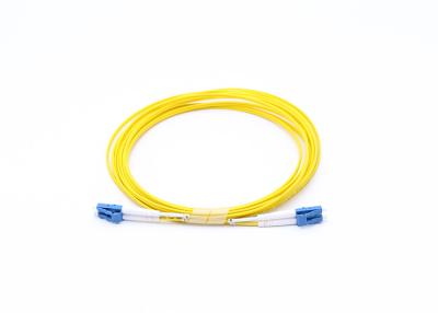 중국 LC - LC 1G/10G/40G/100G/400G를 위해 광학 섬유 헝겊 조각 케이블 OS2 SM 9/125μm 쌍신회로 2.0mm LZSH 판매용