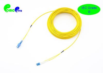 중국 SC UPC OS2 G657B3 9 /125um 편평한 이중 팬-아웃 2.0mm LSZH에 광섬유 헝겊 조각 케이블 LC UPC 판매용