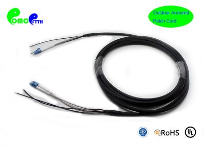 Cina Cavo di toppa all'aperto corazzato della fibra di CPRI LC UPC al cavo della toppa della fibra del duplex G657A1 di LC UPC 7.0mm per il progetto di FTTA in vendita