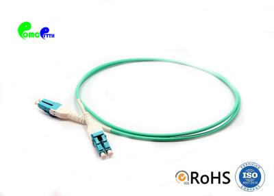 Cina PC di OM3 10G Uniboot LC - duplex 3.0mm della uni-metropolitana del cavo di toppa della fibra del PC di LC 50/125 LSZH per l'applicazione 10G in vendita