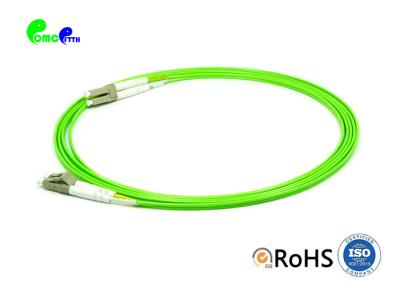 중국 LC PC에 대한 OM5 광 섬유용 패치 케이블 LC PC는 100Gig 데이타 센터를 위해 OM5 50 / 125 2M LSZH를 이중화합니다 판매용