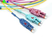 China Polarity Switchable LC - LC Uniboot Fiber Optic Patch Cables With Push / Pull Tab  LSZH / PVC Jacket for sale