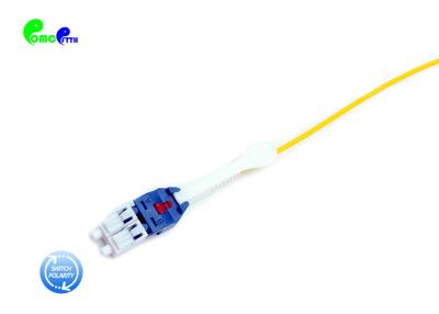 중국 극성 잡아당기기 탭 unitube 2.0mm 이중 IEC 급료 B와 C를 가진 바꿀 수 있는 섬유 접속 코드 LC Uniboot OM1/OM2/OM3 판매용