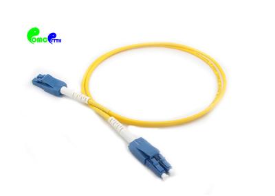 중국 SM/OS1/OS2/OM1/OM2/OM3/OM4 unitube 3.0mm 케이블을 가진 Uniboot LC-LC 쌍신회로 섬유 접속 코드 판매용
