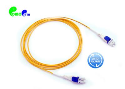 Cina Cavo di toppa a fibra ottica scambiabile di polarità HD Uniboot LC LC - LC con MP/OM1/OM2/OM3/OM4 il cavo del unitube 2.0mm in vendita