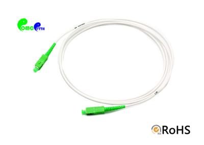 China SC APC dos cabos do remendo da fibra ótica da palavra simples 3.0mm - material do revestimento do SC APC G657A1 LSZH à venda