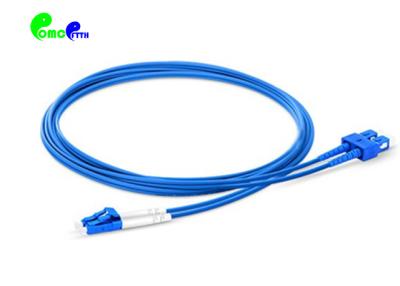 중국 LC UPC 쌍신회로 OS2 단일 모드 내구재에 기갑 광섬유 헝겊 조각 캘리포니아 1m SC UPC 판매용