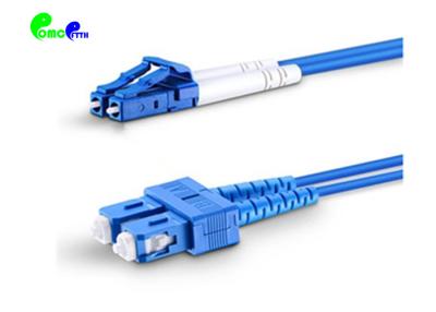 중국 LC UPC 쌍신회로 OS2 단일 모드 내구재에 기갑 광섬유 헝겊 조각 캘리포니아 1m SC UPC 판매용