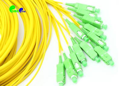 중국 주문을 받아서 만들어진 SC APC - SC UPC 광섬유 헝겊 조각은 단일 모드 탈주 2.0mm SM LSZH에 케이블을 답니다 판매용