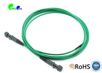 중국 OM5 다중 상태 PVC 접속 코드 섬유 잠바 쌍신회로 1m MTRJ에 MTRJ 높은 반대로 Tensility 판매용