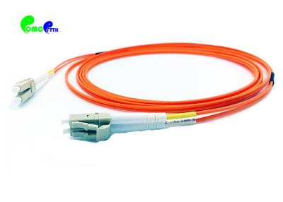 Cina 3M LC misto arancio - il cavo a fibra ottica OM2 50/125 della toppa di LC collega 2mm in duplex LSZH per la soluzione di cablaggio ottico di HD in vendita