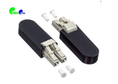 Cina LC - "loopback" a fibra ottica OM1 62,5/125, OM2 50/125 di LC millimetro con Shell di plastica nero in vendita
