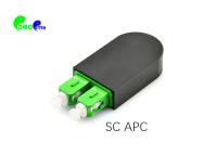 China Loopback Module Optical Fiber Patch Cord Black Plastic Shell With SC UPC SC APC 9 /125 for sale