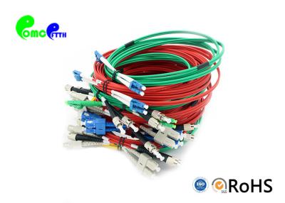 중국 광섬유 접속 코드 SC LC FC ST 단순한 쌍신회로 SM 9/125 OM1 62.5 125 OM2 OM3 OM4 OM5 50/125 OFNR OFNP LSZH PVC 판매용
