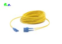 China 9 / 125μM Fiber Optic Patch Cables , 2.0mm Jacket OD Optical Patch Cord SC - E2000 for sale