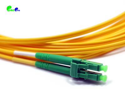 중국 2.0 밀리미터 LC APC SM에 대한 OD 단일 모드 섬유 광학 점퍼 LC APC는 패치 코드 형태 8 LSZH 패치 케이블을 이중화합니다 판매용