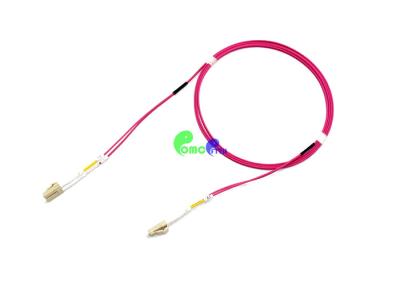 중국 LC - LC 광섬유 헝겊 조각은 SM OS2, OM1, OM2, OM3, OM4, OM5 IEC 급료 B와 IEC 급료 C를 위해 유효한 쌍신회로에 케이블을 답니다 판매용