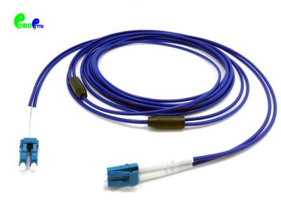 Cina Giacca blu elicoidale molle duplex a fibra ottica corazzata del PVC della metropolitana dell'acciaio inossidabile di LC UPC Unitube del cavo della toppa di 3.0mm 9/125μm in vendita